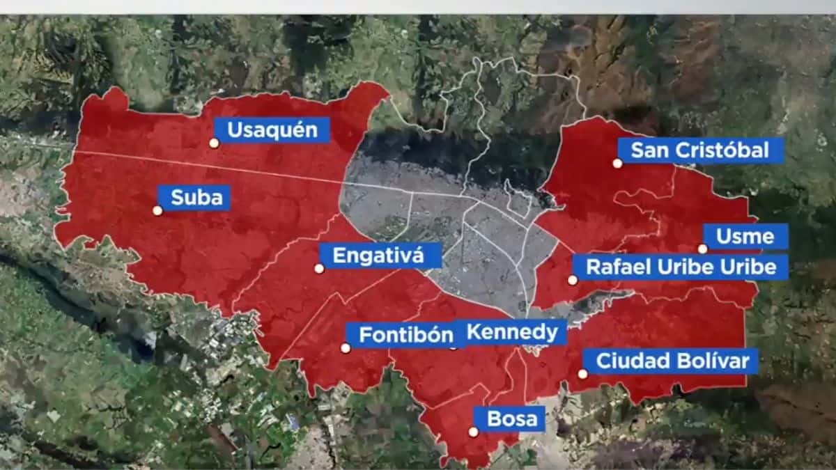 Así Es El Mapa De La Inseguridad En Bogotá